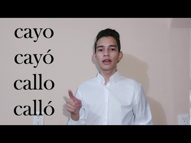 Cayo o callo ¿cómo se escribe correctamente?