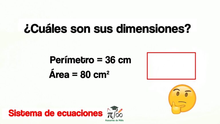 Dimensiones de un rectángulo
