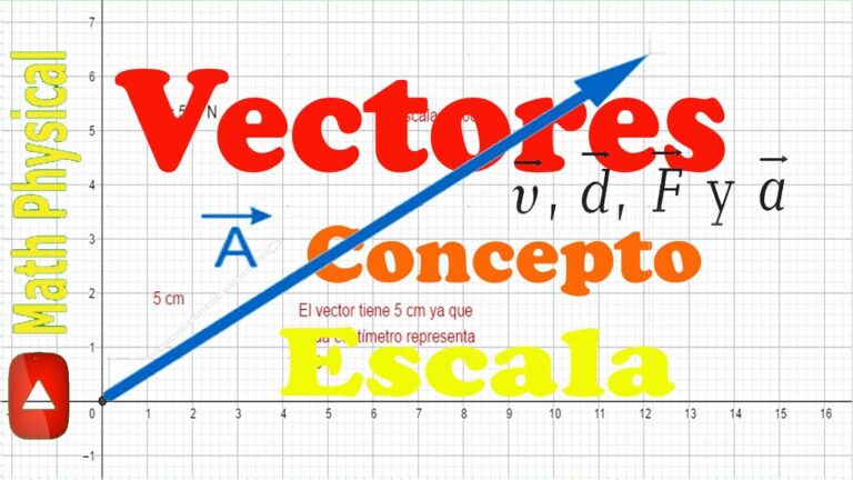 Estableciendo la escala de un vector en física