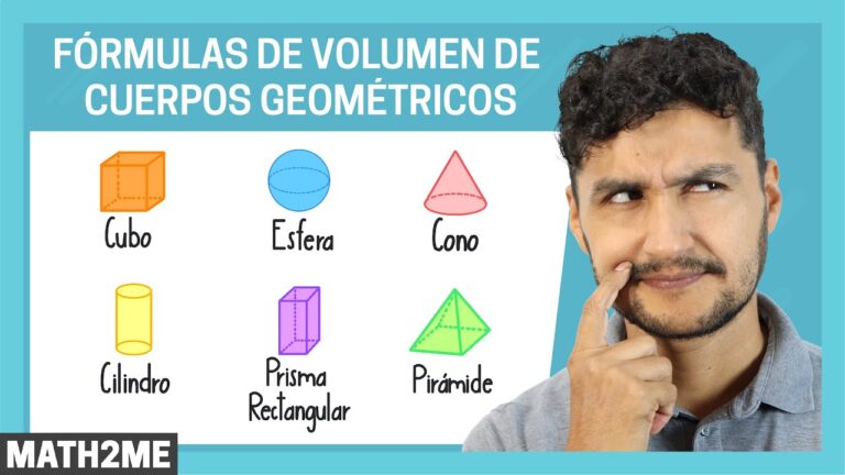 Fórmula volumen figuras geométricas