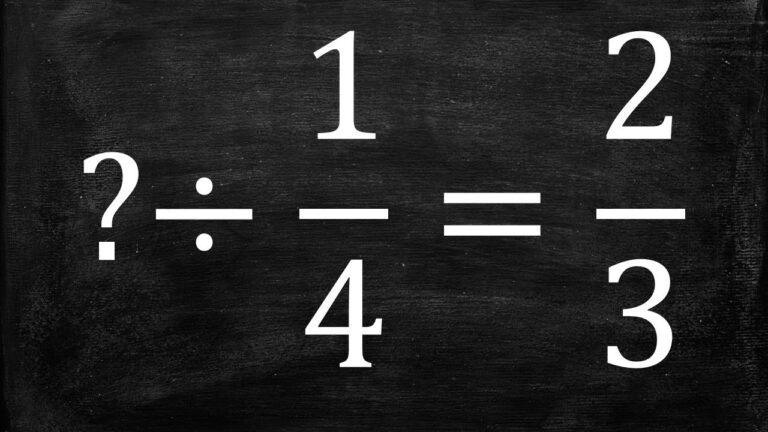 Divisor y dividendo en una fracción