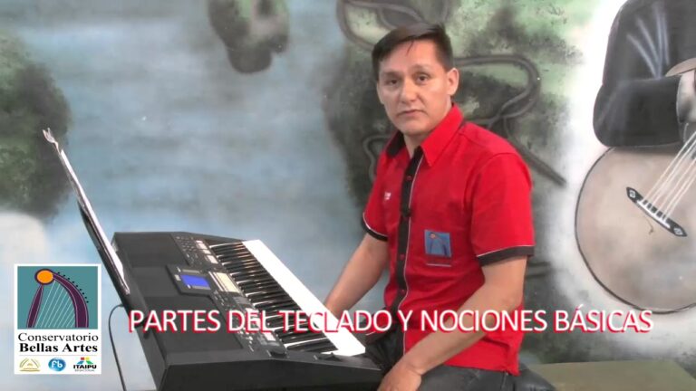 Partes de un teclado musical