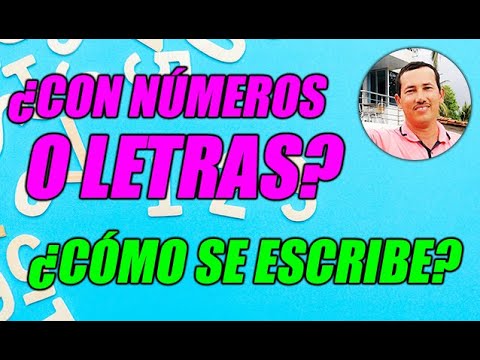 Números en texto: ¿cómo se escriben?