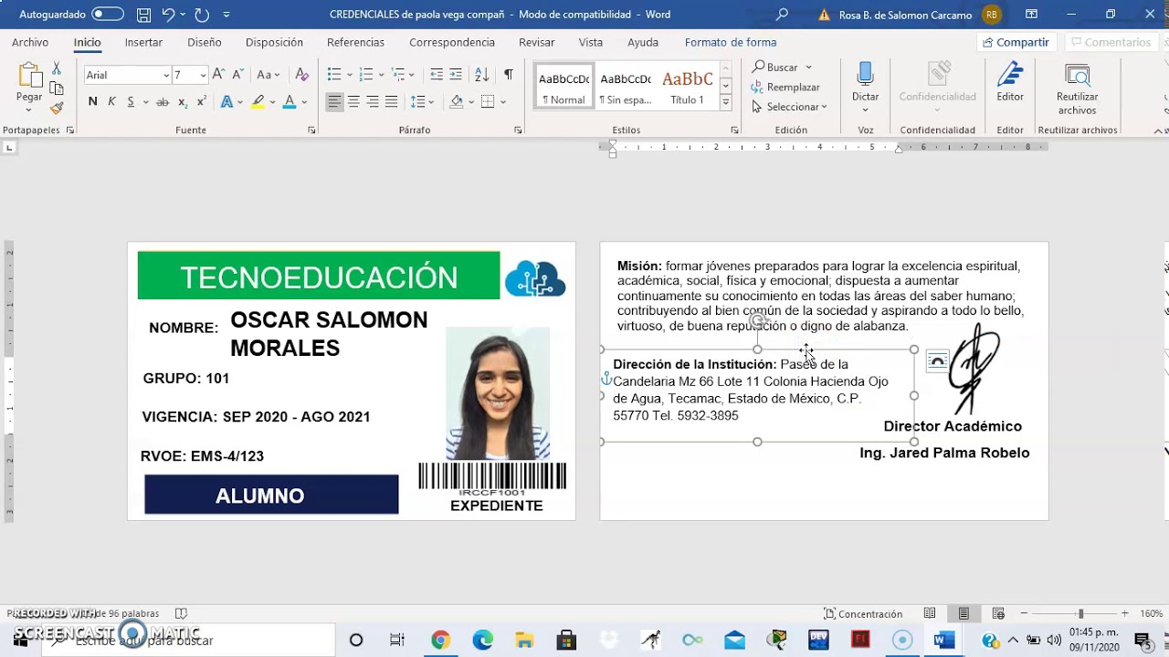 Parte posterior de una hoja ¿cuál es?