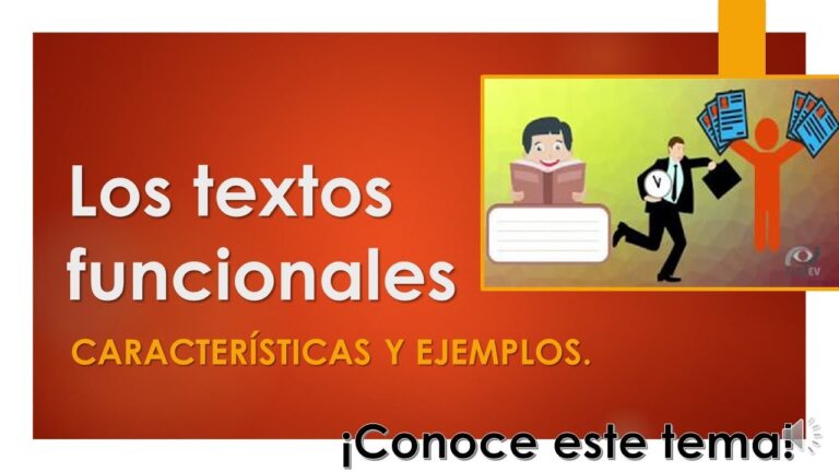 Características internas y externas de textos funcionales